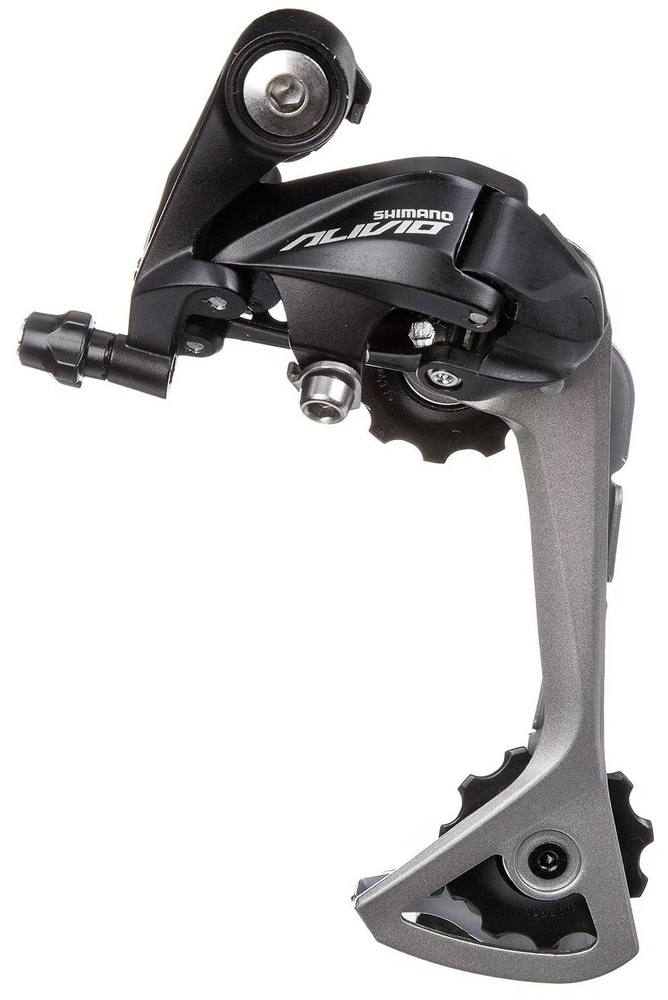Переключатель задний Shimano Alivio T4000 SGS 9 скоростей, цвет черный ...