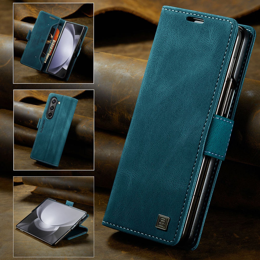 Кожаный Флип чехол для Samsung Galaxy Z Fold5 - купить с доставкой по ...