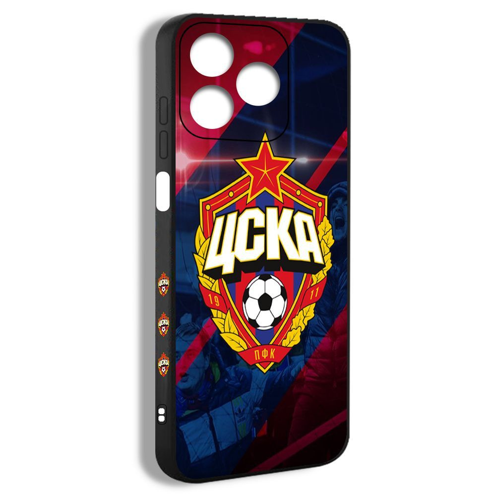 Чехол для смартфона Подходит для Tecno Spark 10 4g Логотип ПФК ЦСКА фк цска Москва лого купить