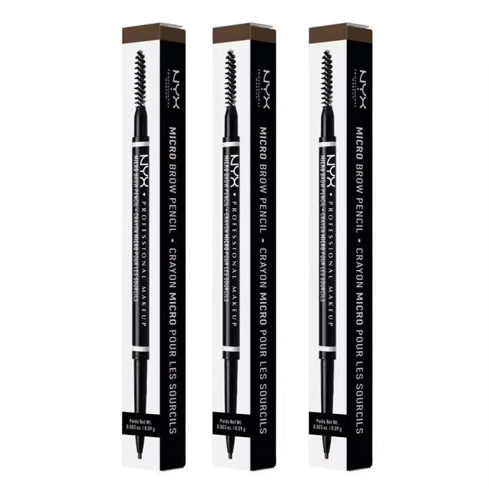 NYX Карандаш для бровей Micro Eyebrow Pencil - 3 упаковки - купить с ...