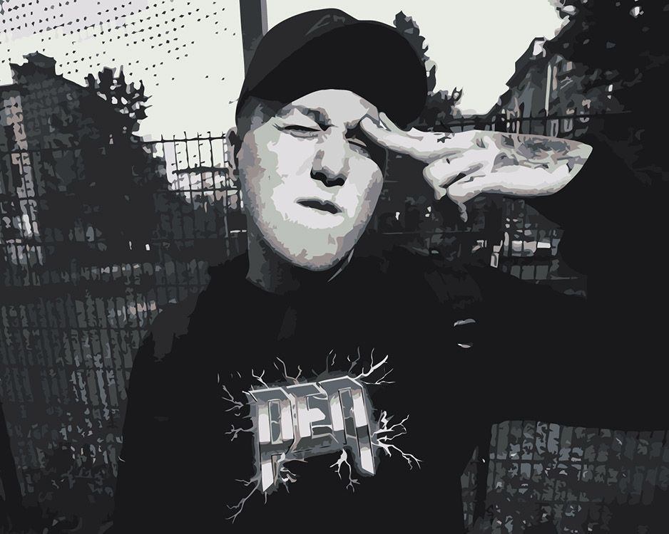 Картина по номерам Цветное на холсте с подрамником "CMH: Руслан Crazy Mega Hell 6", Раскраска ...