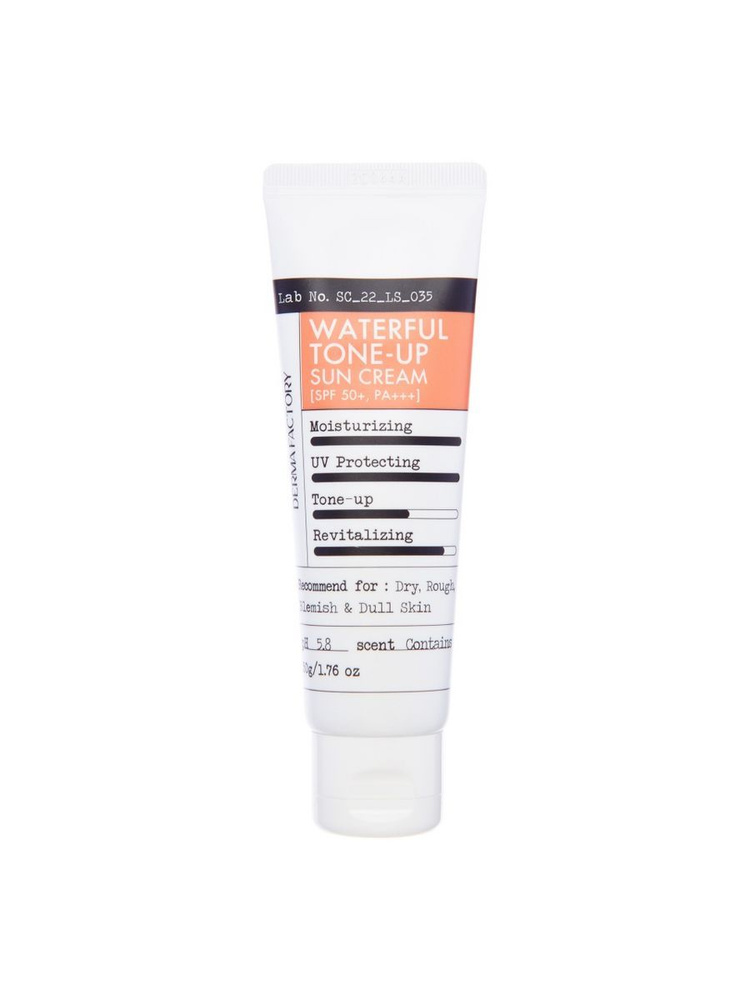 DERMA FACTORY WATERFUL TONE UP SUN CREAM Spf 50+, Pa+++ Увлажняющий и ...