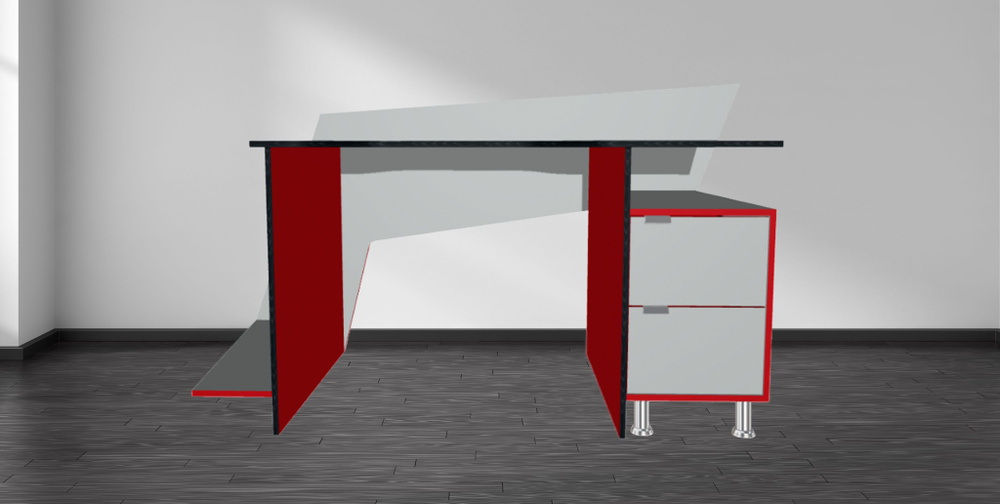 Игровой компьютерный стол Геймерский стол "Блэйд", 190х108х95 см ...