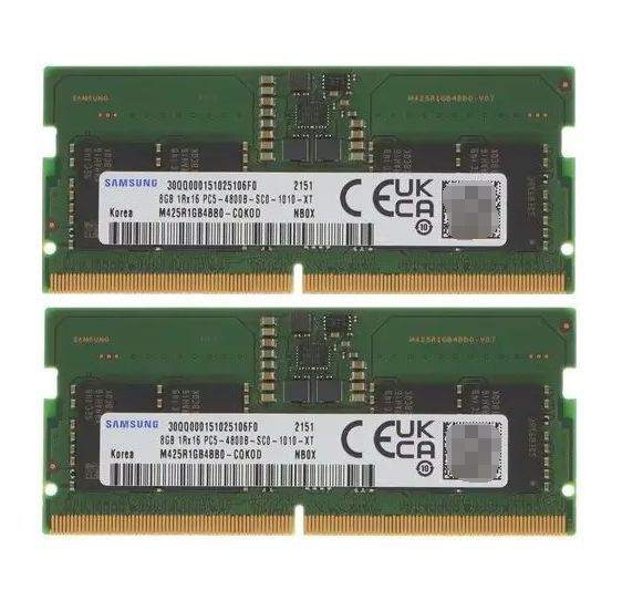 Модуль оперативной памяти Samsung Ddr5 4800mhz So Dimm8 ГБ