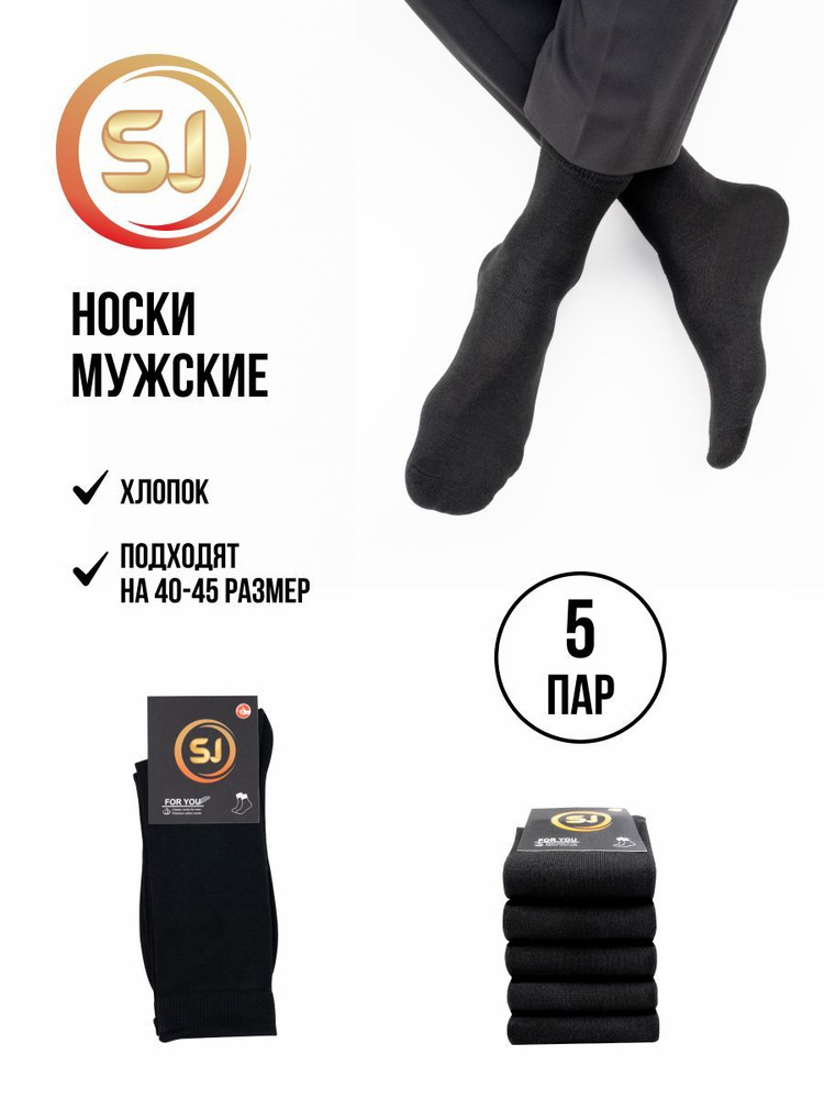 SJ SOCKS Комплект носков Классик, 5 пар - купить с доставкой по ...