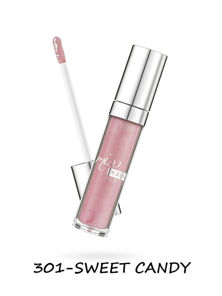Pupa / Блеск для губ сладкая конфета / Miss Gloss Sweet Candy № 301 ...