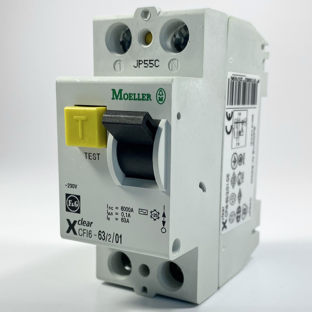EATON УЗО 2P 63А 100мА AC, 1 шт. - купить с доставкой по выгодным ценам ...