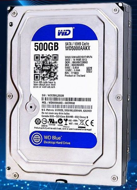 500 ГБ Внутренний жесткий диск Western Digital Blue1 (WD5000AZLX ...