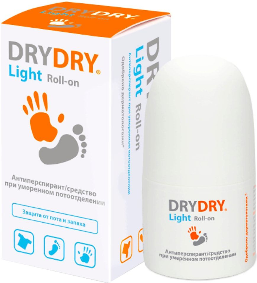 Антиперспирант Dry Dry Light средство от потоотделения для всех типов ...