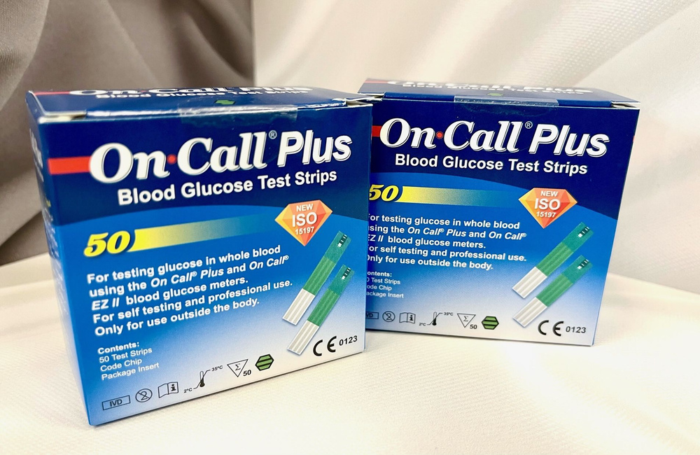 Тест-полоски On Call Plus(Он Колл Плюс) №100(50+50) - купить с ...