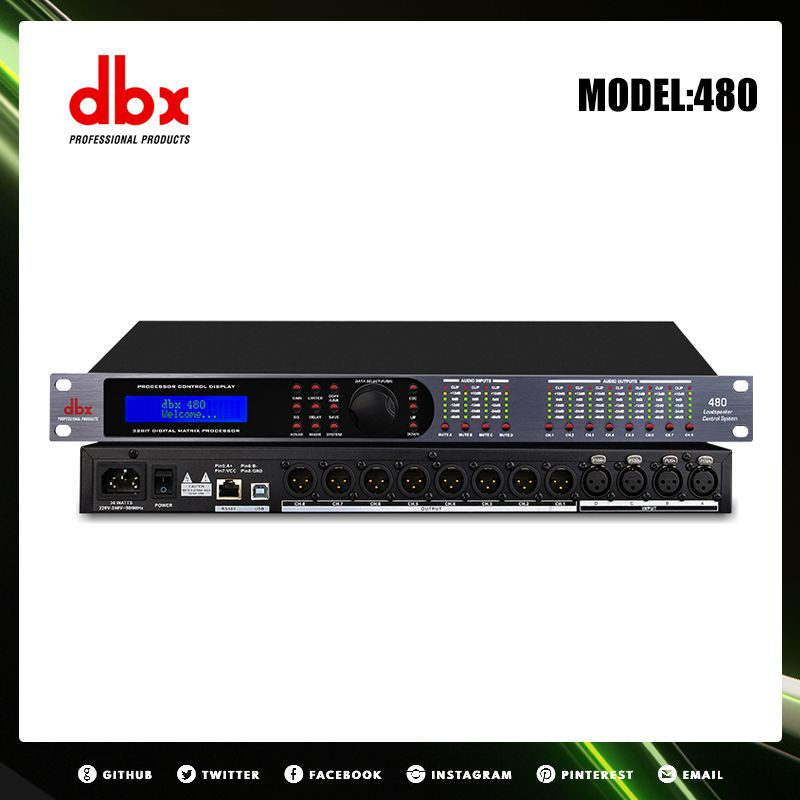 dbx 480 Аудиопроцессор Звуковой процессор - купить с доставкой по выгодным ценам в интернет ...