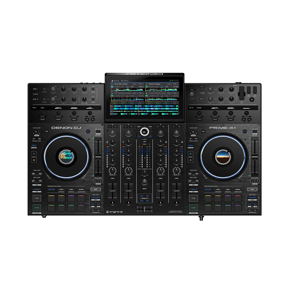 DJ контроллер Denon Prime 4+ - купить с доставкой по выгодным ценам в ...