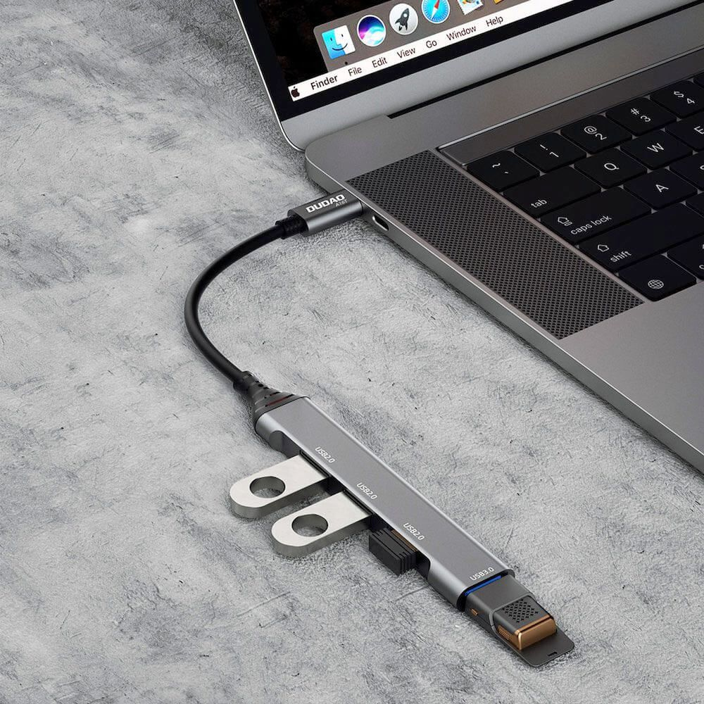 Разветвитель хаб Usb Type C для ноутбука 4 порта Hub переходник