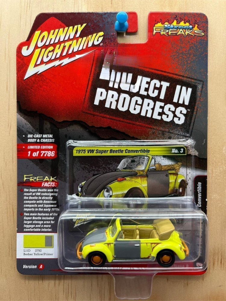 Машинка Johnny Lightning Volkswagen VW Super Beetle 1970 1975 1965 Off ...