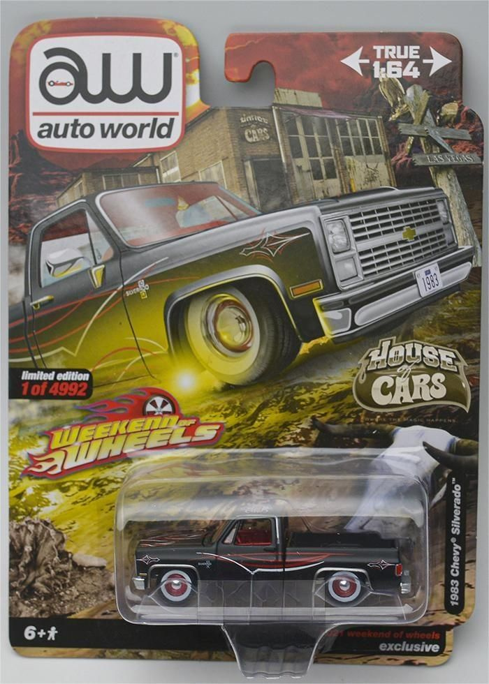 Машинка AW Auto World 1/64 Chevrolet Chevy Silverado muscle trucks GULF ...