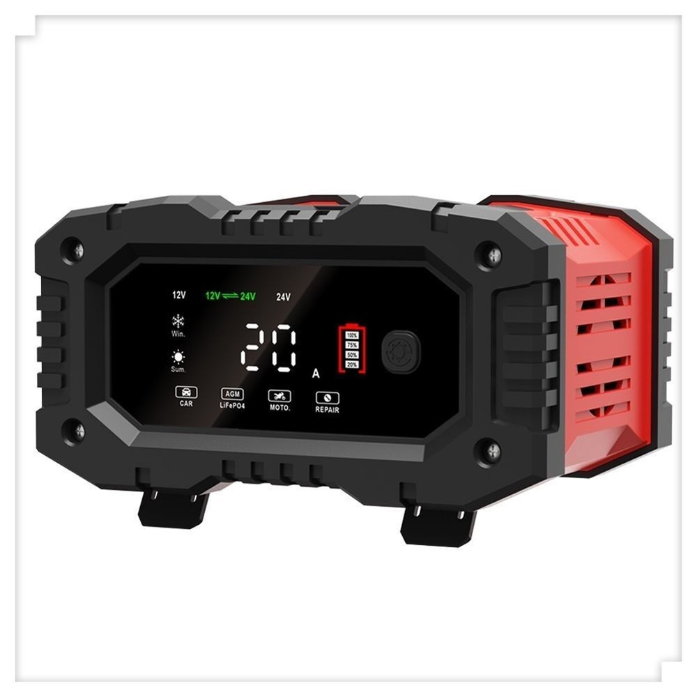 12V/24V 20A Полностью автоматическое интеллектуальное зарядное ...