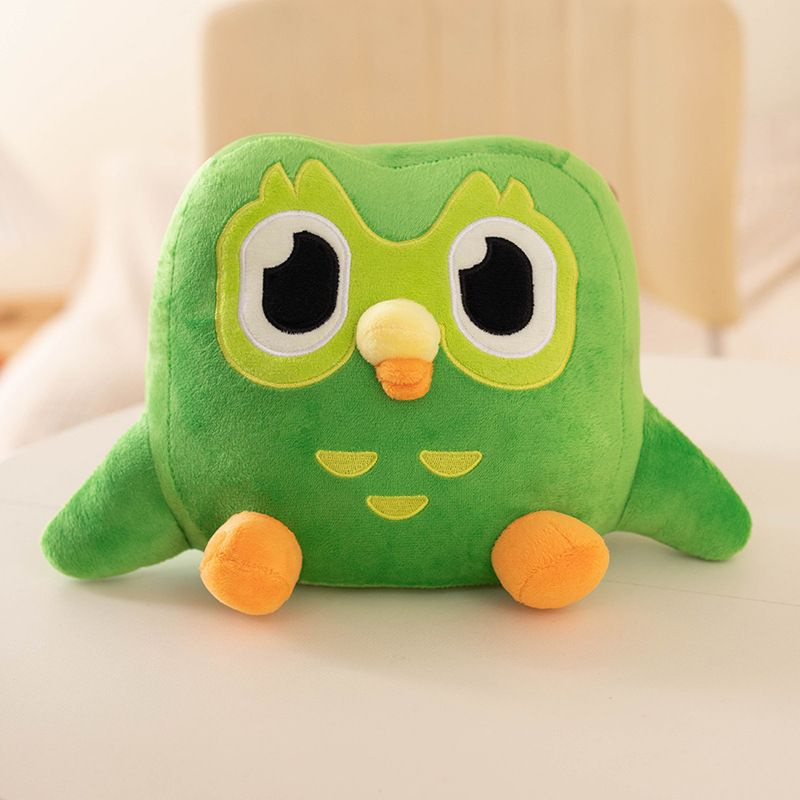 Плюшевая фигурка Duolingo Green Owl 30X20cm - купить с доставкой по ...