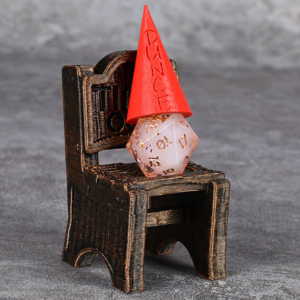 DND Dice Jail Time Out Chair & Dunce Hat Накажите свои плохие кости с ...