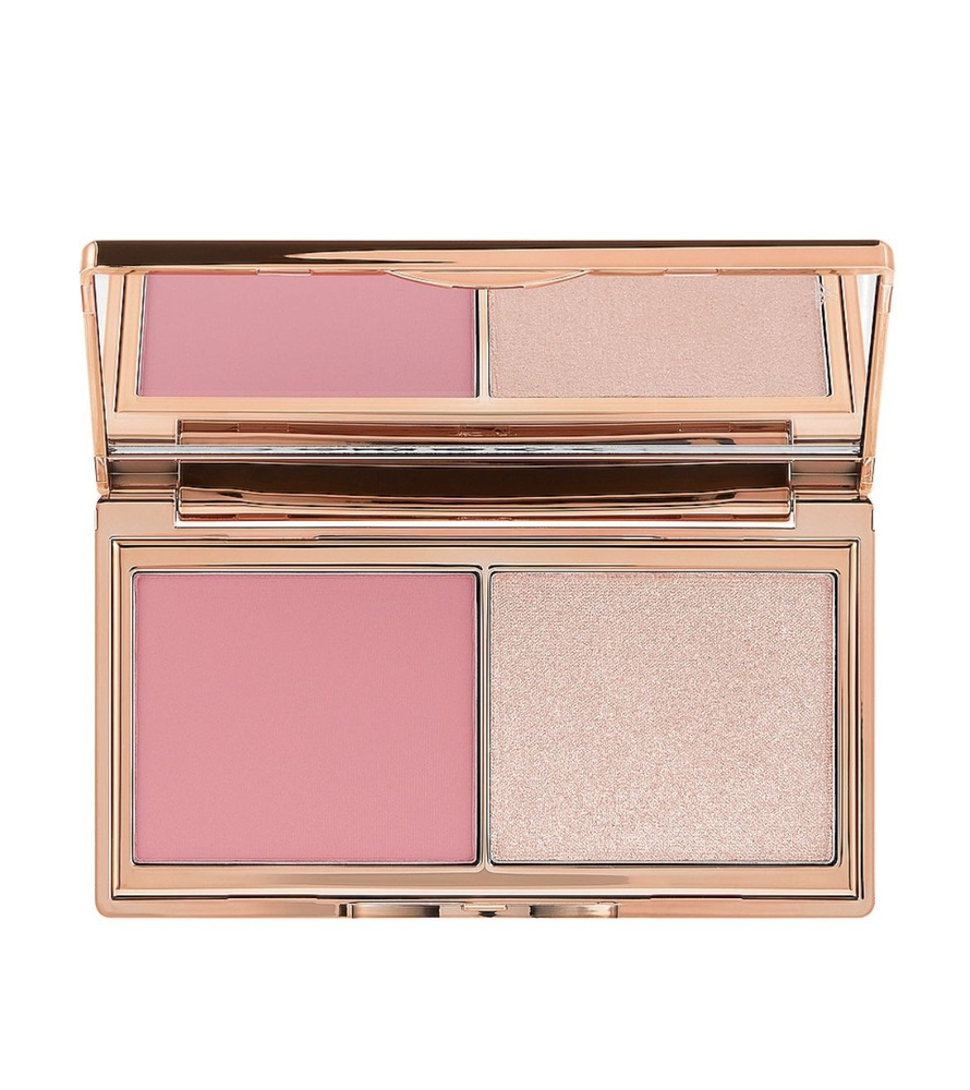 Палетка румяна и хайлайтер CHARLOTTE TILBURY Mini Hollywood Blush ...