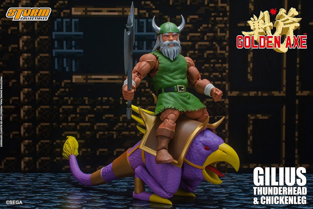 Storm Collectibles,Golden Axe GILIUS Громовержец и цыпленок L 1/12 AF ...