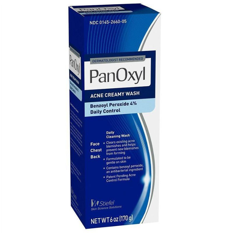 PanOxyl Очищающее средство для лица с бензоилом Пероксид Бензоила ...