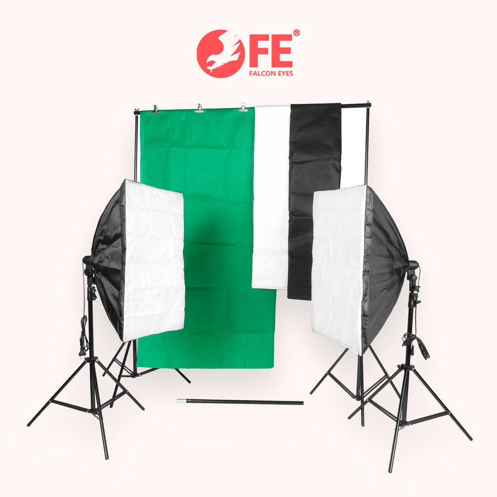 Комплект студийного оборудования Falcon Eyes KeyLight 245LED SB-BG KIT ...