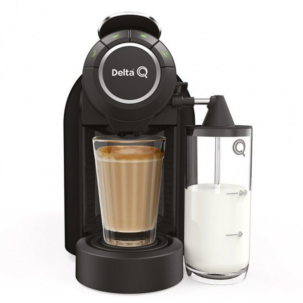 Delta Капсульная кофемашина Q Milk Qool Evolution 19 бар, черный, белый ...