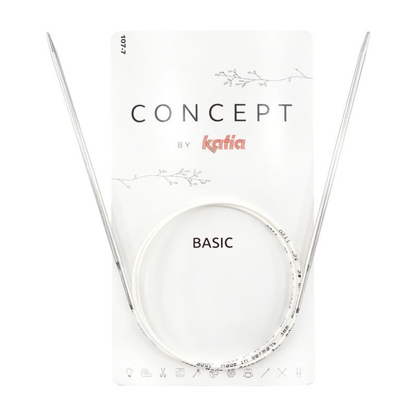 Спицы круговые супергладкие CONCEPT BY KATIA Basic №3,5, 20 см купить на OZON по низкой цене ...