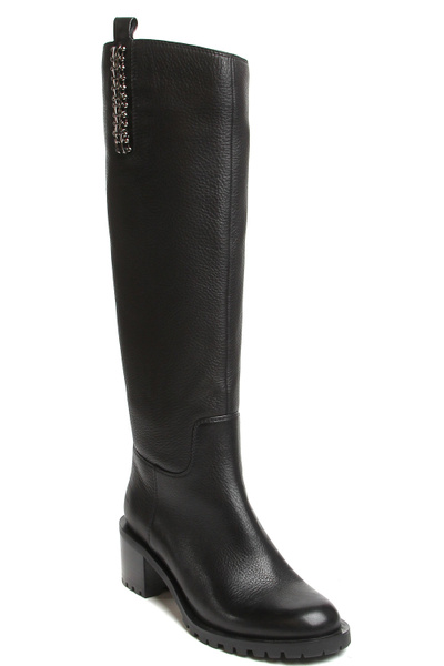 Сапоги Женский Milana, размер 39 черный Демисезон 6 Толстый каблук Россия Молния купить c ...