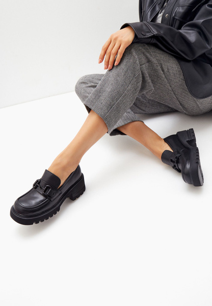 Туфли Женский Milana Натуральная кожа, размер 39 Каблук + платформа 6 Россия Без застёжки ...