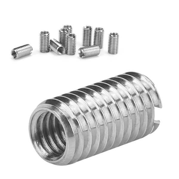 Резьбовые вставки 10шт внутренний M6*1.0 наружный M8*1.25 длина 15 мм купить на OZON по низкой ...