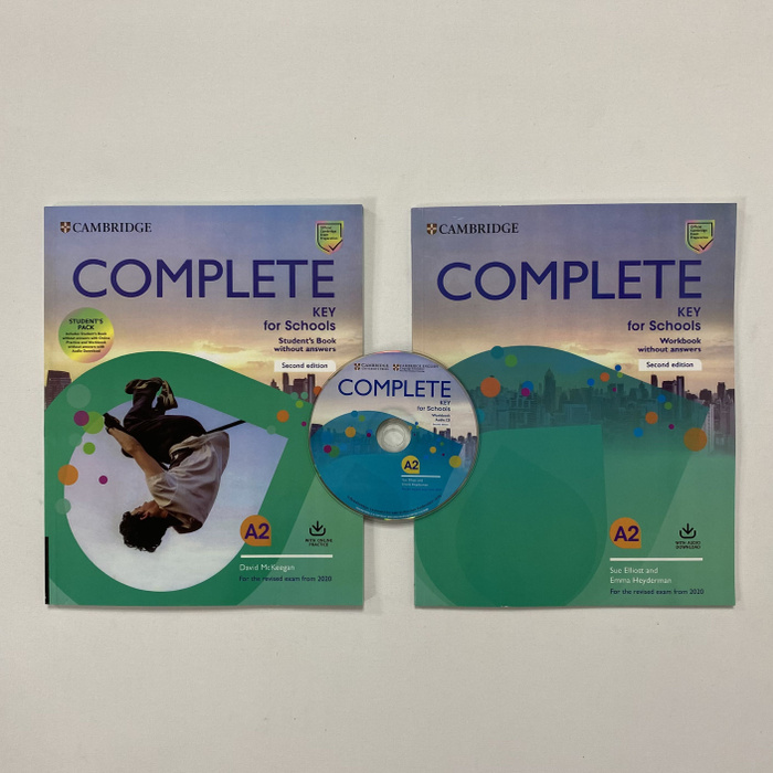 Complete KEY for Schools A2, Student's book, Workbook + CD (учебник ...