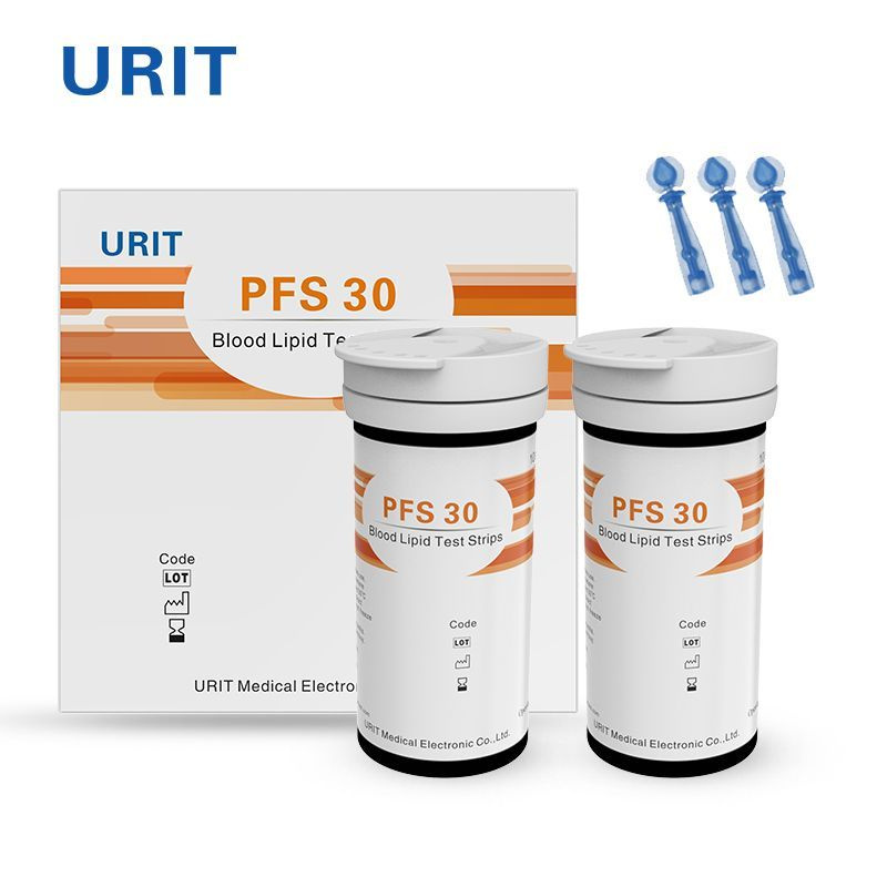 URIT PFS - 30 Домашний тест на холестерин с использованием пяти в одном ...