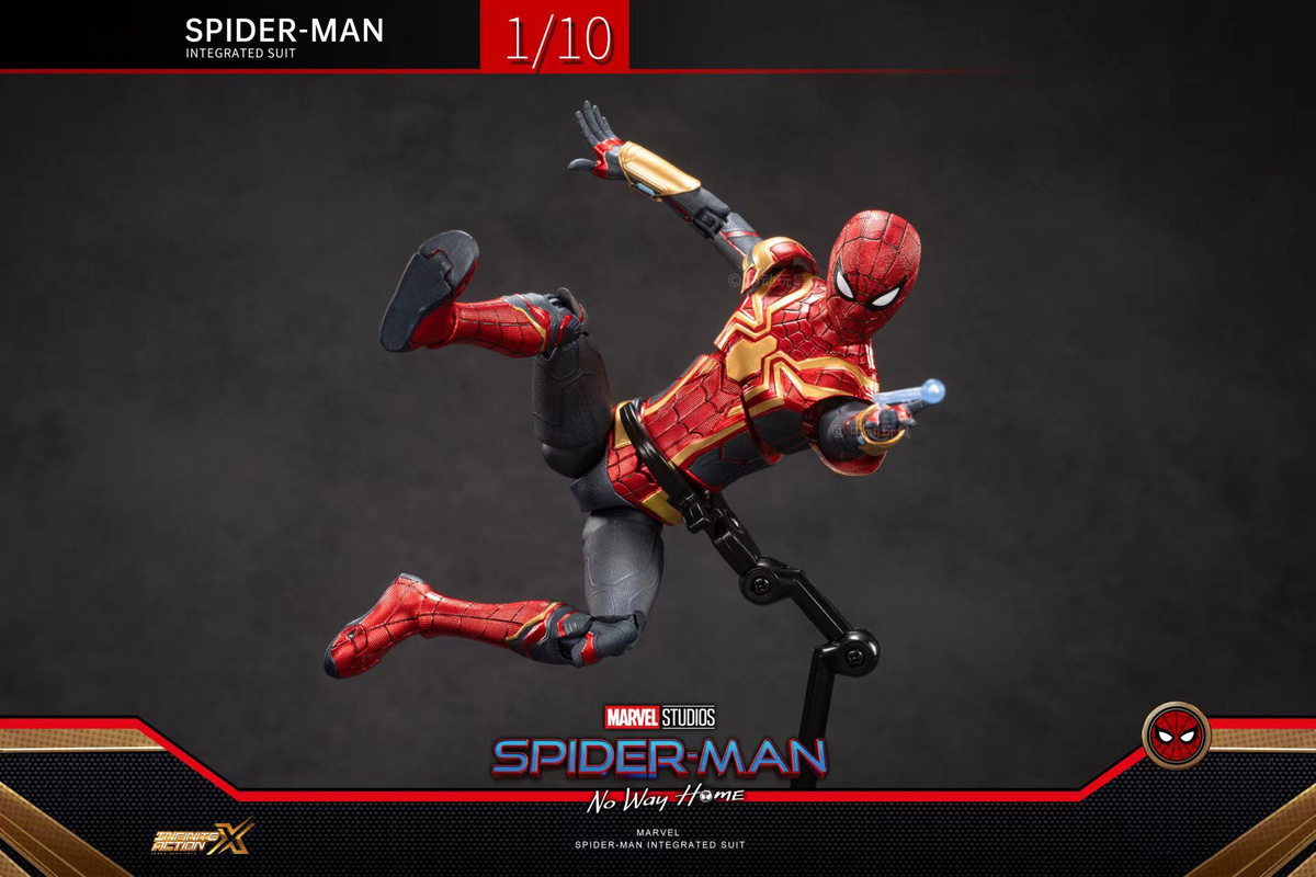 Модель Marvel/Мстители/Человек-паук, фигурка человека-паука из красного ...