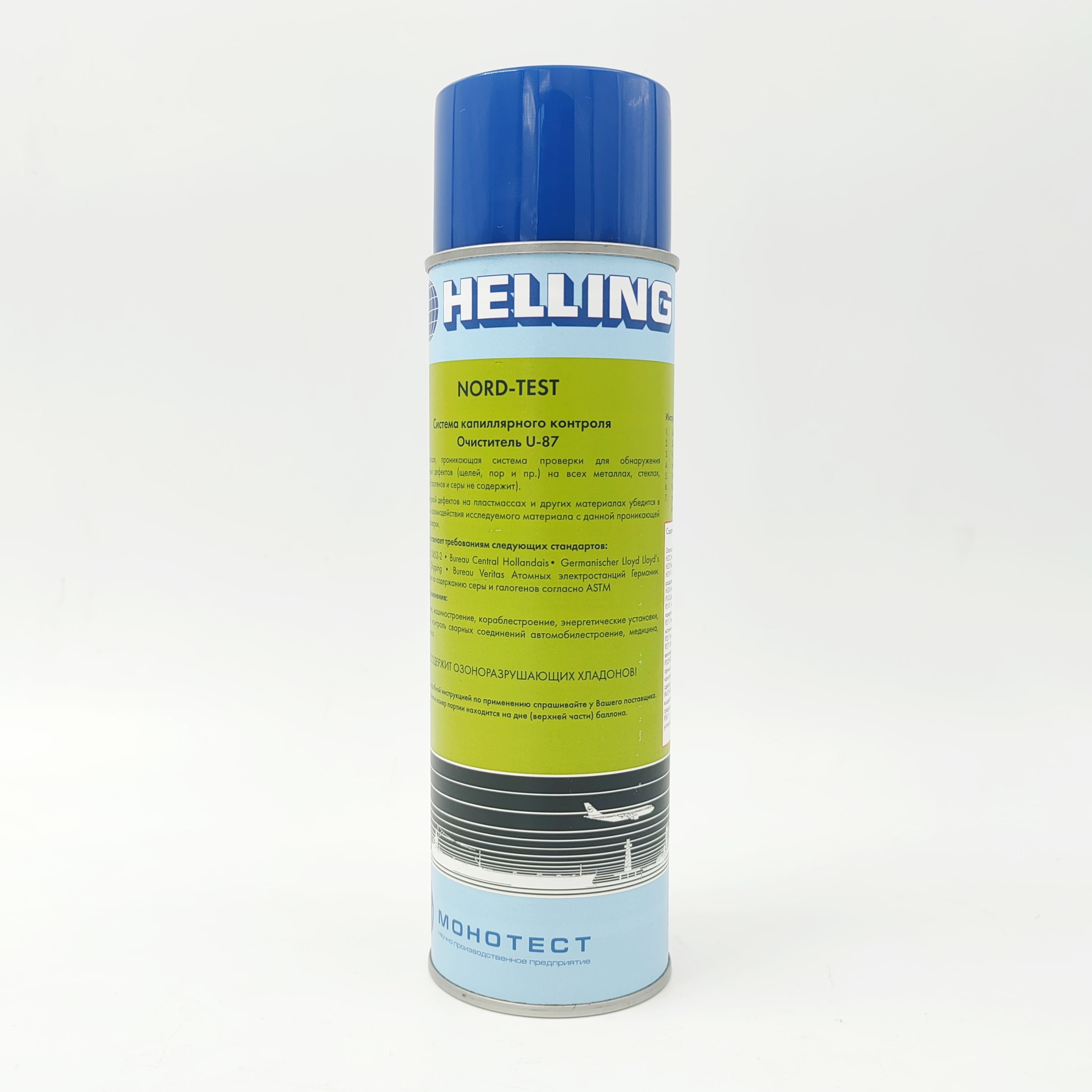 Очиститель следов пенетранта Helling U-87, 500 мл - 5 шт. купить на ...