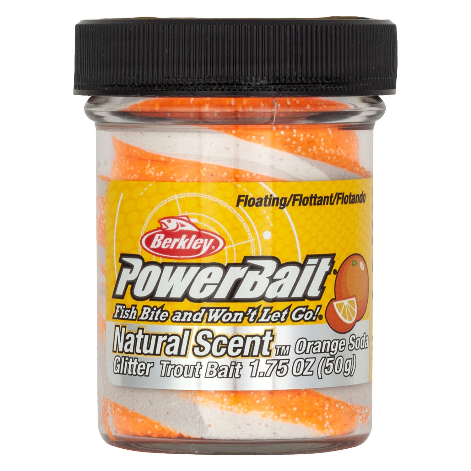Форелевая паста Berkley PowerBait Trout Bait ORANGE SODA, 50 гр ...