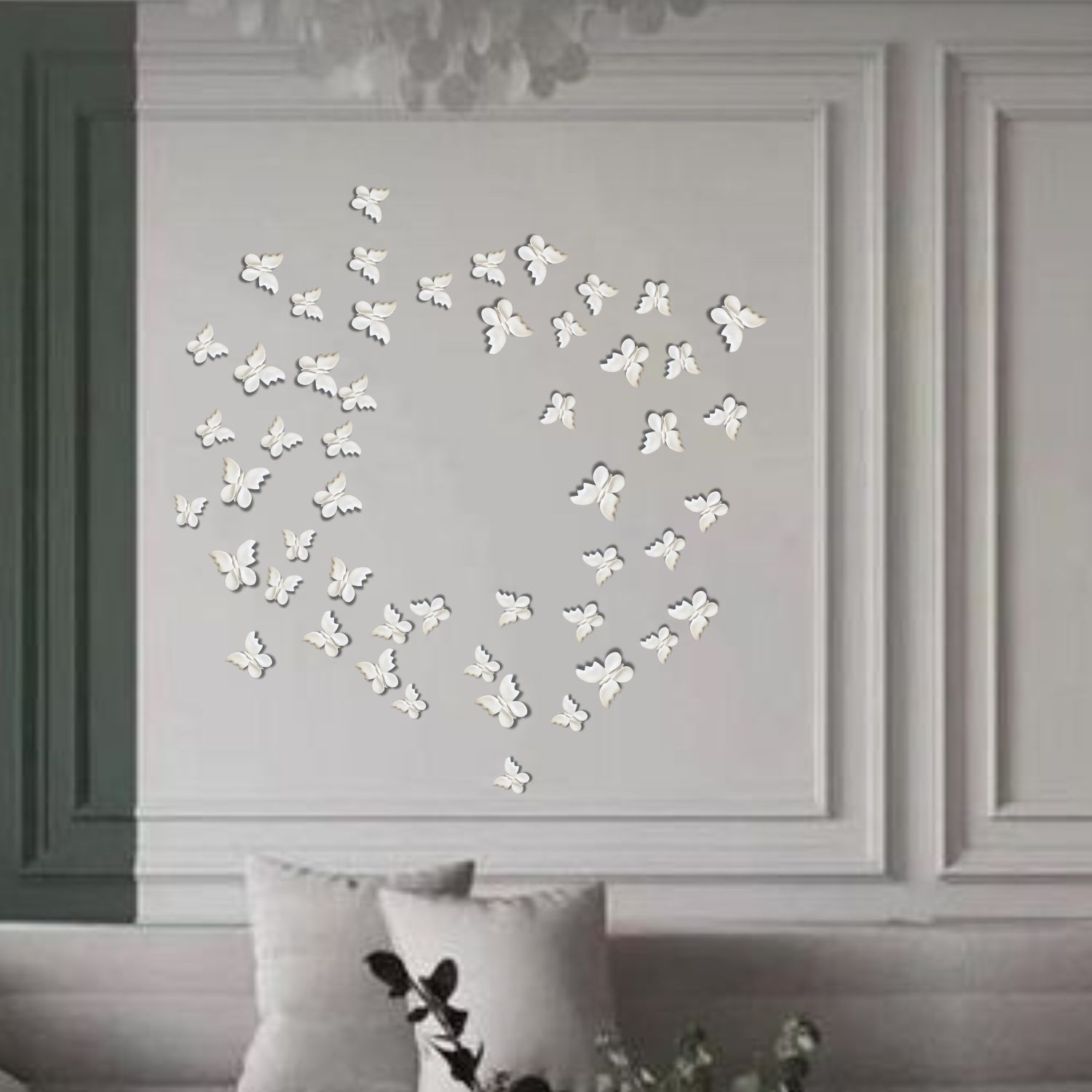 Украшение настенное интерьерное Бабочки купить по доступным ценам в интернет магазине Ozon