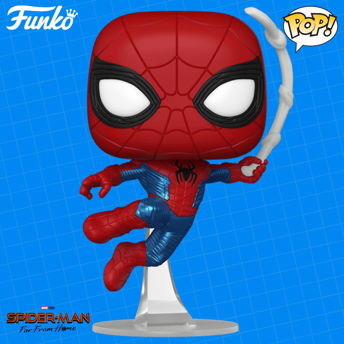 Фигурка Funko POP! Spider Man: No Way Home: Spider Man Finale Suit ...