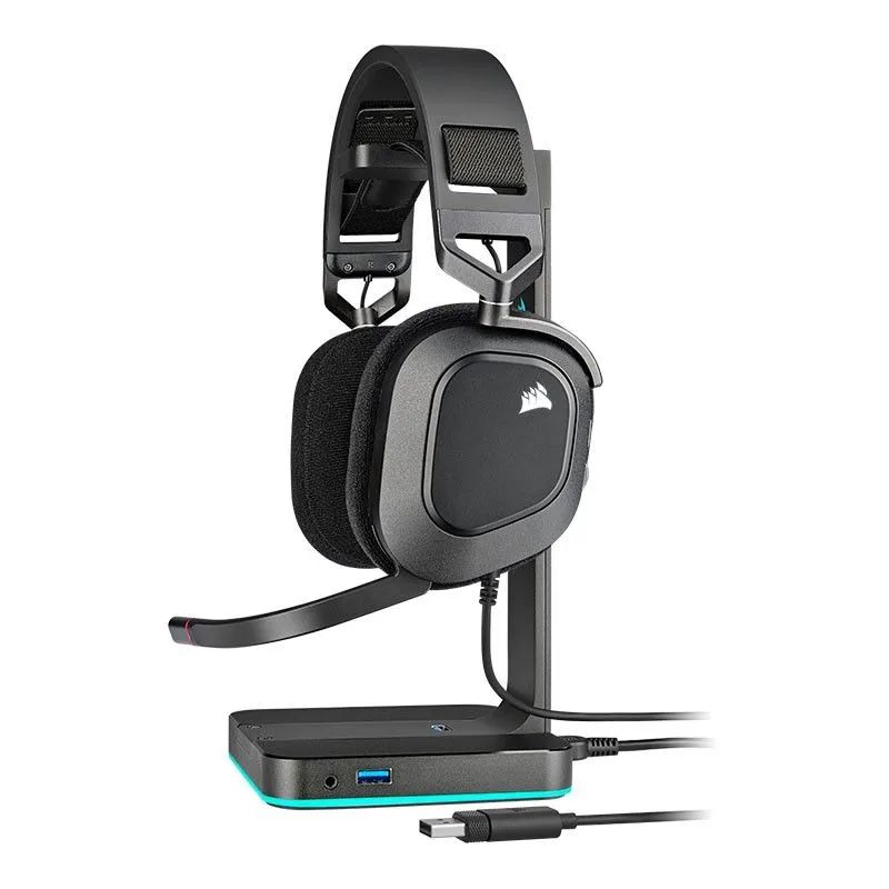 Игровые наушники Полноразмерные Corsair HS80_CORSAIR HS80 Black ...