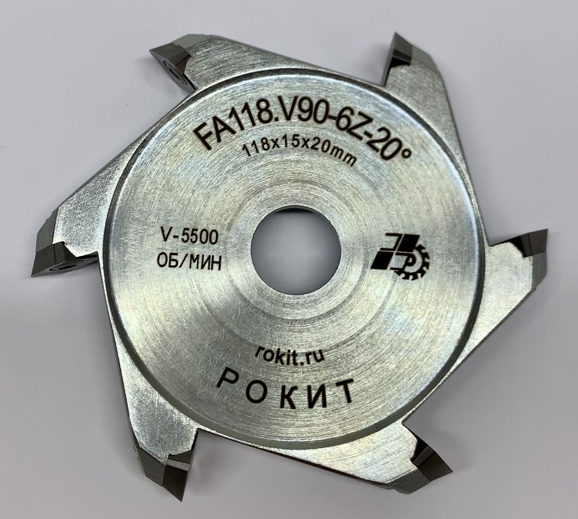 Дисковая фреза FA6Z20 по алюминиевому композиту 118V90-6Z купить на ...