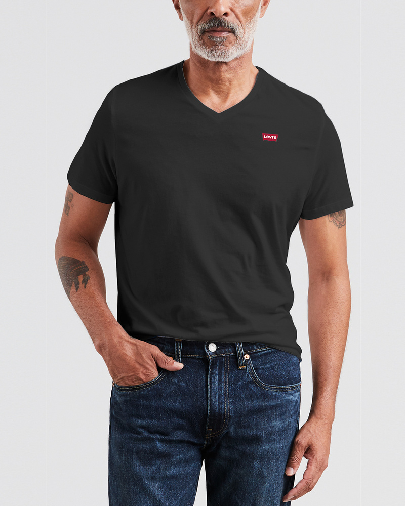Футболка Levi's, размер 48, 50, цвет черный, 100% ХЛОПОК; - купить по выгодной цене в интернет ...