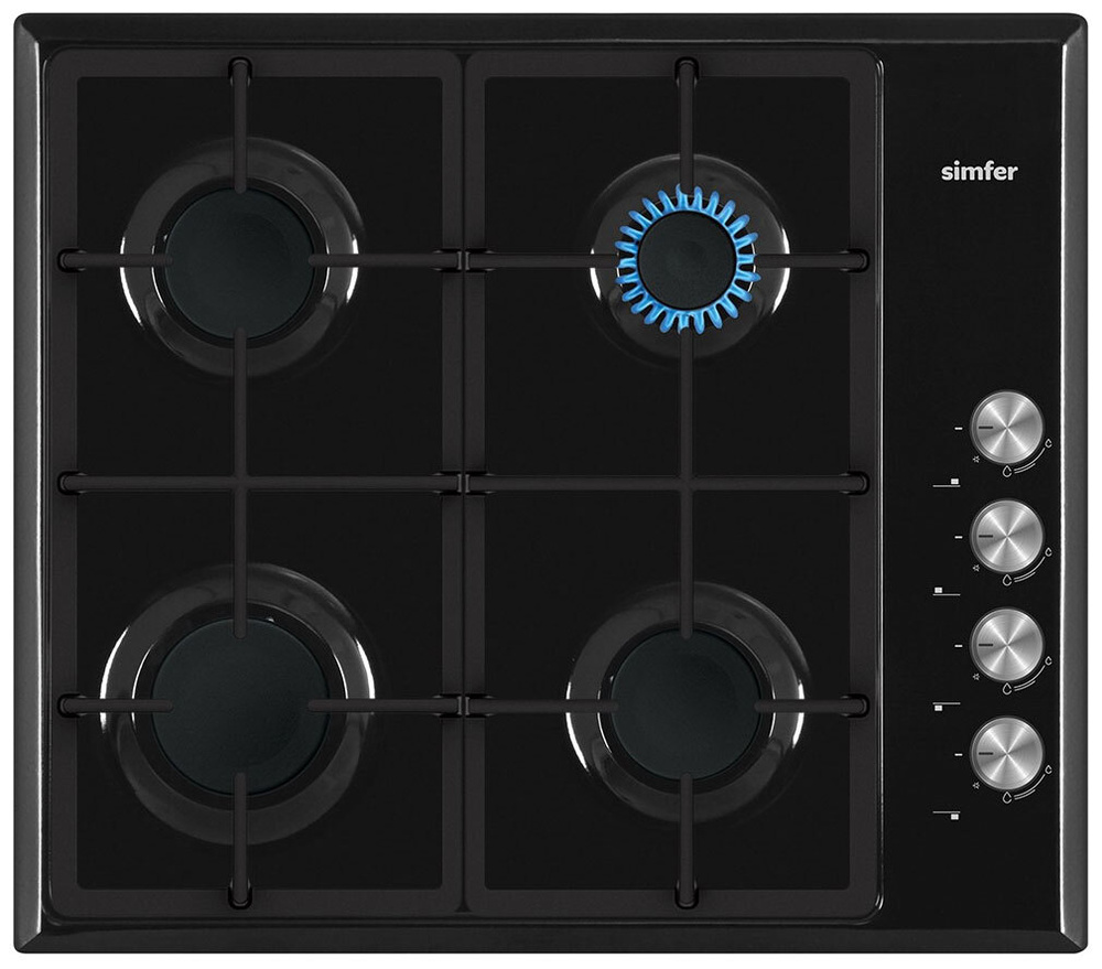 Встраиваемая газовая варочная панель Simfer H60Q40B416 купить по низкой цене с доставкой и ...