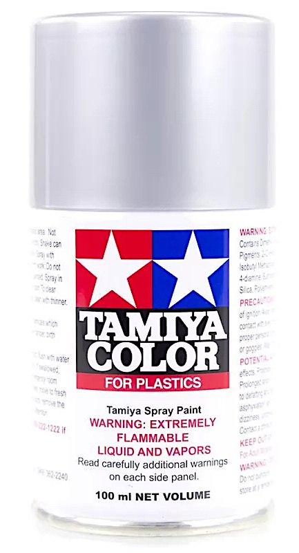 Tamiya TS-30 Silver Leaf Lacquer, Серебро, Краска спрей, 100 мл ...