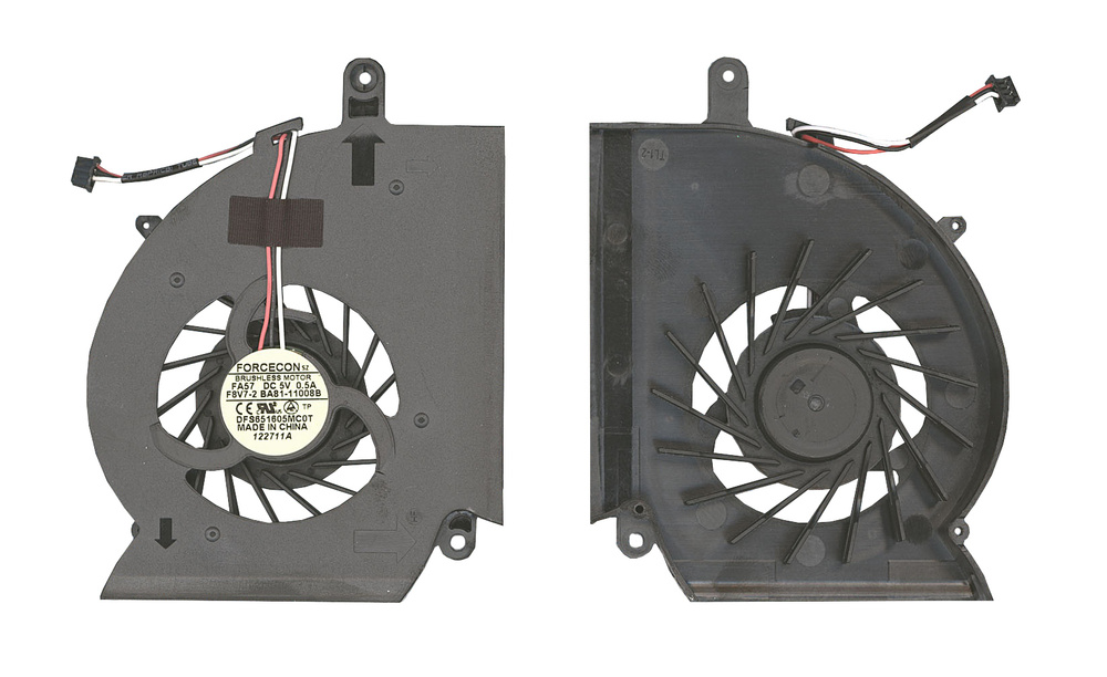 Вентилятор (кулер) для ноутбуков Samsung RF411, RF410, RF510, RF511 ...