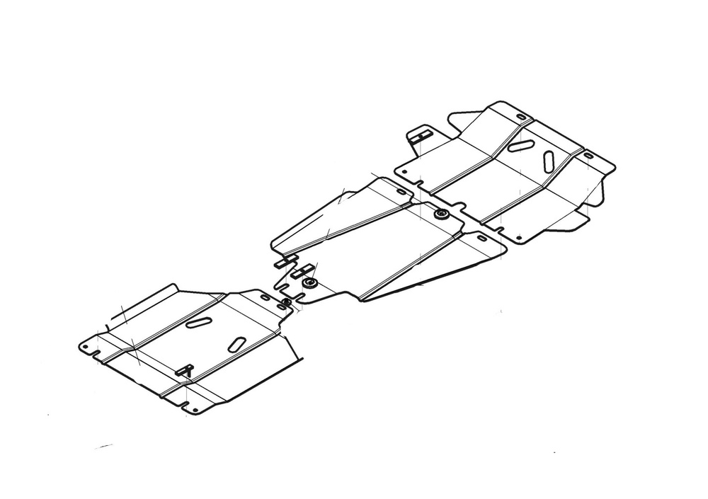 Усиленная защита картера двс, редуктора, кпп, раздатки Great Wall Hover H3; H5; Haval H5; Wingle ...
