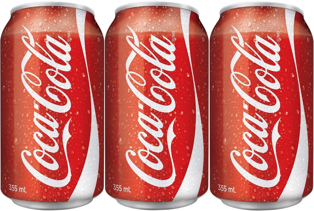 Газированный напиток Coca-Cola Original / Кока-Кола Оригинал 3 шт. 355 ...