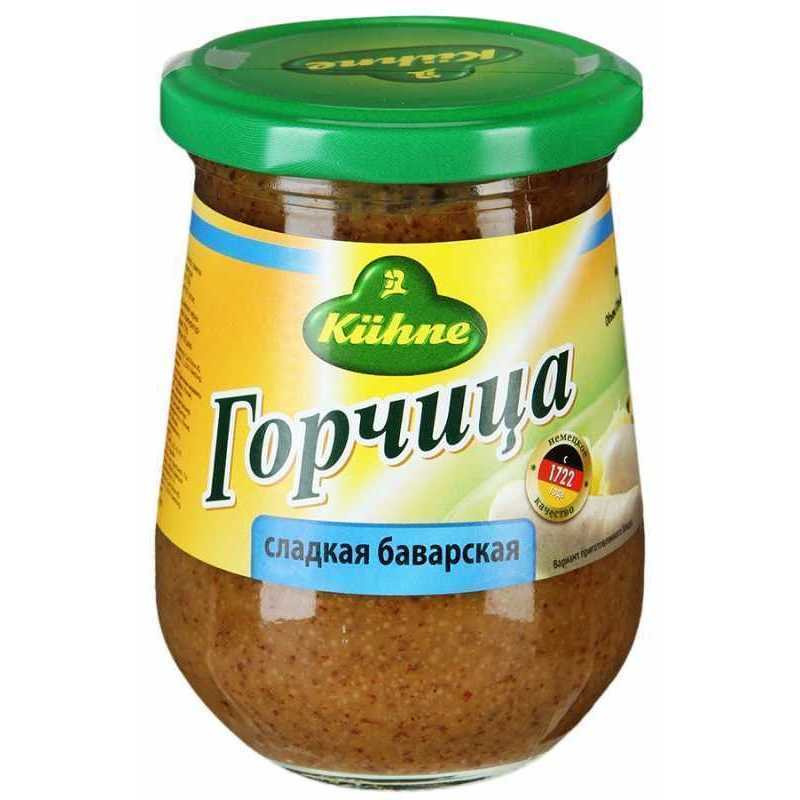 Горчица Kuhne сладкая баварская, 250 мл - купить с доставкой по ...