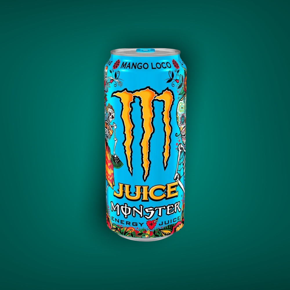 Энергетический напиток Monster Energy Mango Loco со вкусом Манго, 0,5 л ...