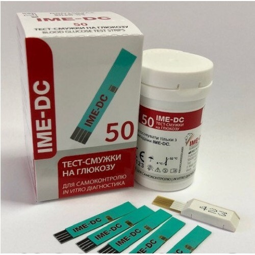 Тест-полоски для глюкометра IME-DC PRINCE 50 шт. (07.2025 г.) - купить ...