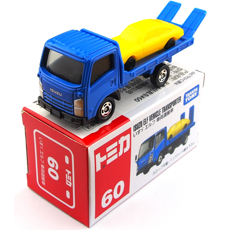 Машинка TAKARA TOMY TOMICA NO.60 ISUZU ELF VECLE TRANSPORTER - купить с ...